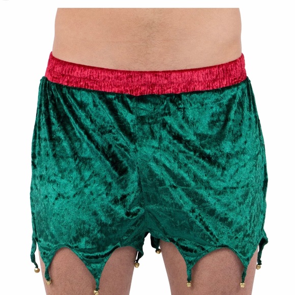 Max Deco | Shorts | Max Deco Xll Green Velvet Elf Boxers Holiday Boxer ...